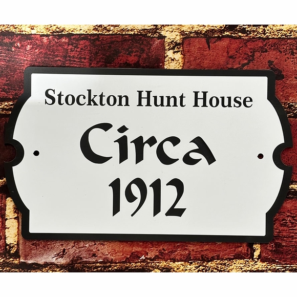 Custom Circa Sign - Historic House Plaque - House Nameplate