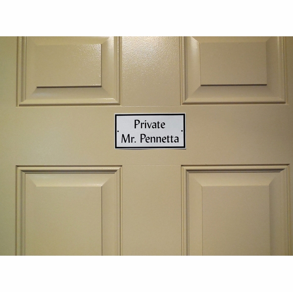 Custom Door Sign - Engraved Door Plaque or Room Name Sign