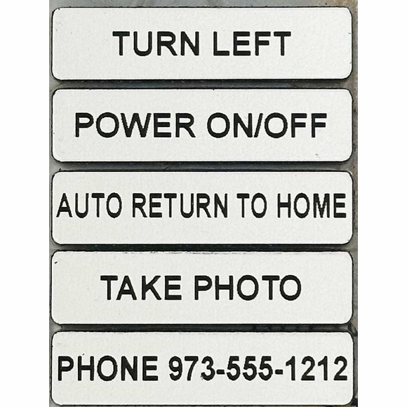 Custom Drone Controller Labels