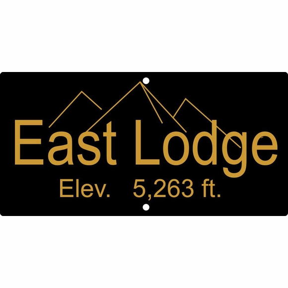 Custom Elevation Sign - Feet Above Sea Level Plaque