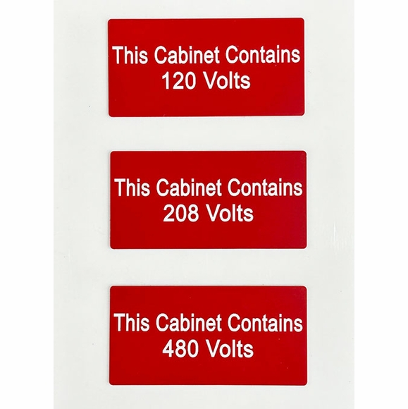 Custom Engraved Labels With Adhesive Back 3x1.5