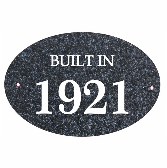 CIRCA Sign Faux Granite Stone