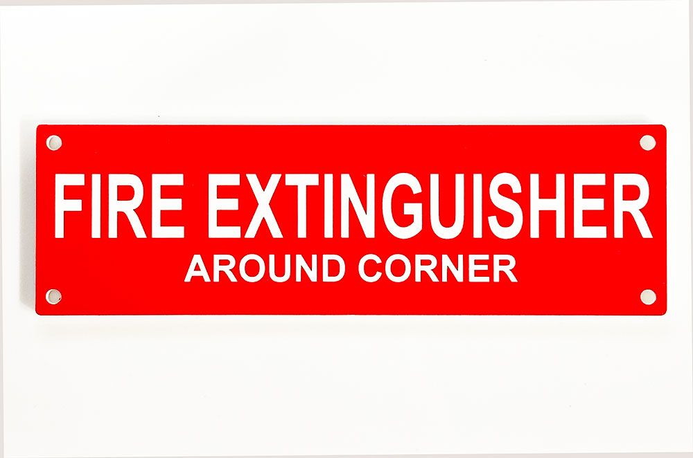 Custom Fire Extinguisher Sign