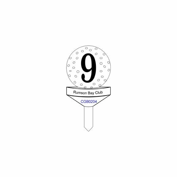 Custom Golf Theme Table Numbers For Weddings, Tournaments, Parties, Events