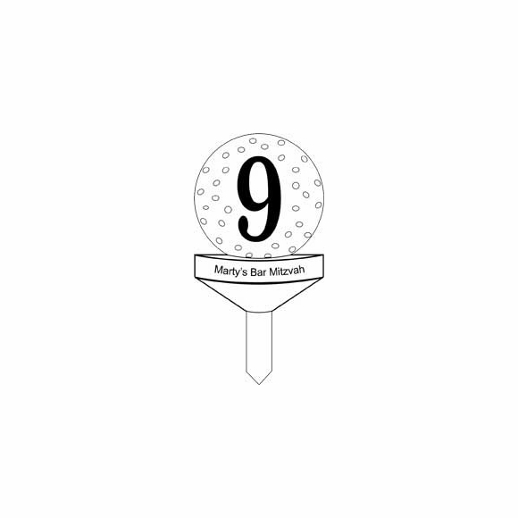 Custom Golf Theme Table Numbers For Weddings, Tournaments, Parties, Events
