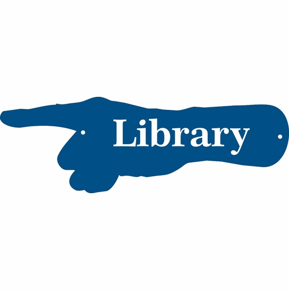 Custom Hand Shape Directional Sign With Pointing Finger