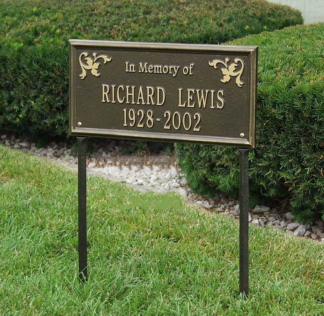 Custom In Memory of Memorial Marker - Personalized Lawn Sign With Name ...