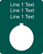 Custom Legend Plate for 22mm Push Buttons, Selector Switches or Indicators