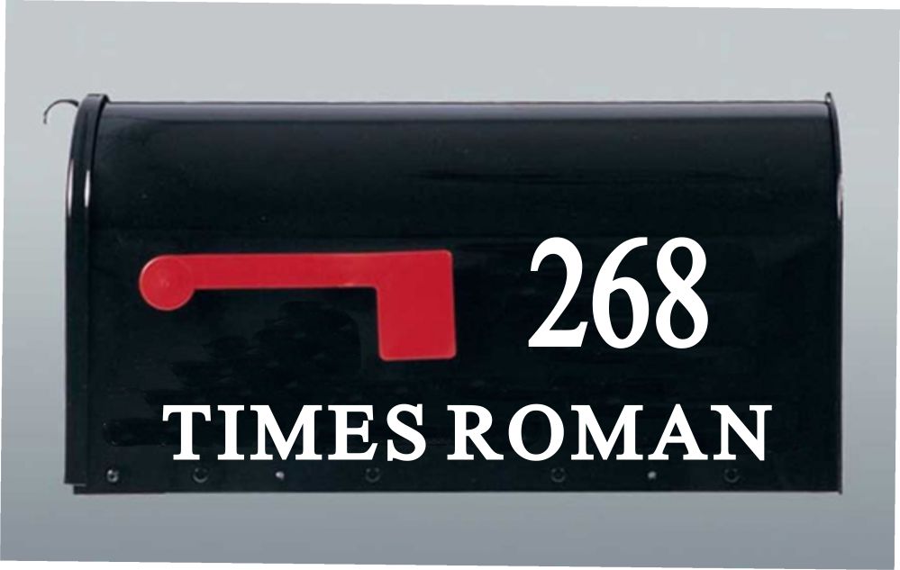 Mailbox Numbers and Lettering Kit