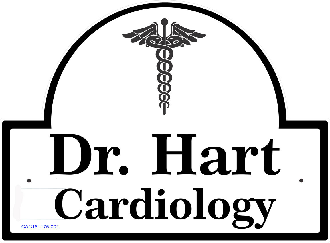 Doctor's Office Name Sign or Medical Office Sign with Caduceus