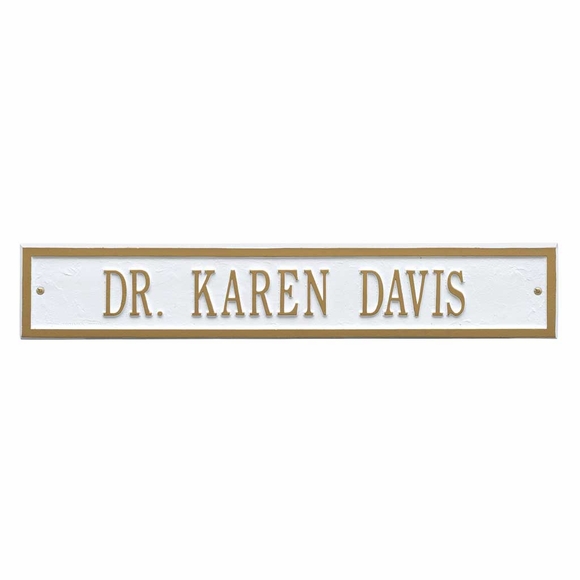Custom Metal Name Sign or Address Plate