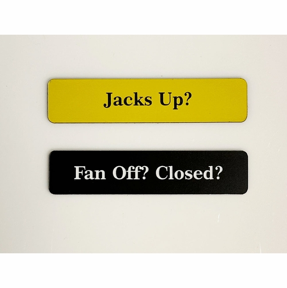 Custom Mini Stick On Sign