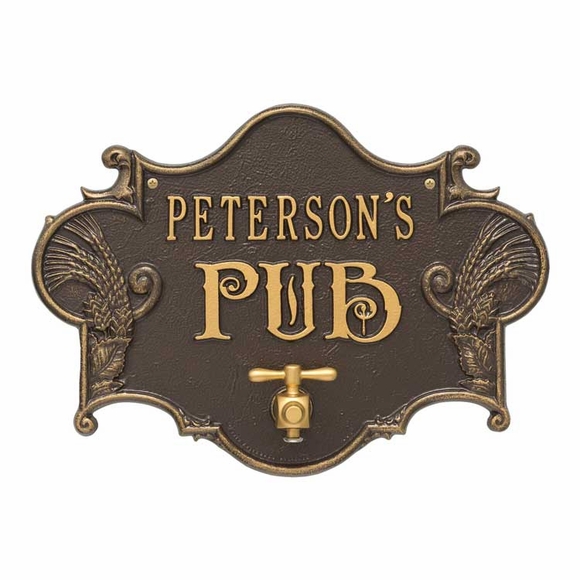 Custom Pub Plaque