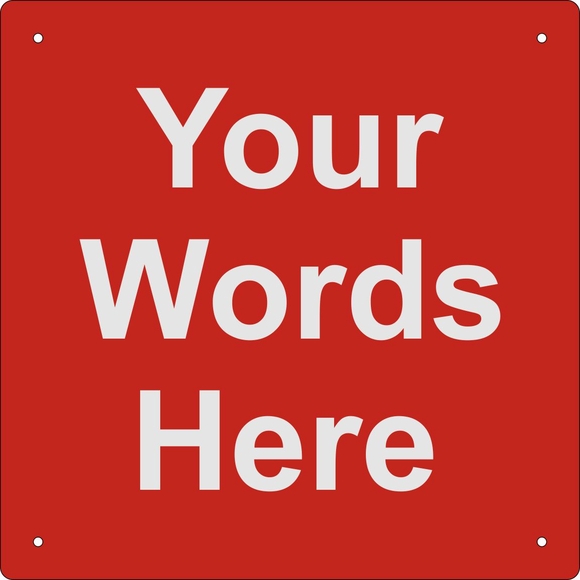 Custom Reflective Sign