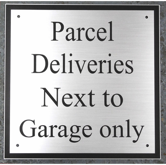 Custom Sign - Square Plaque With Up To 4 Lines of Your Words