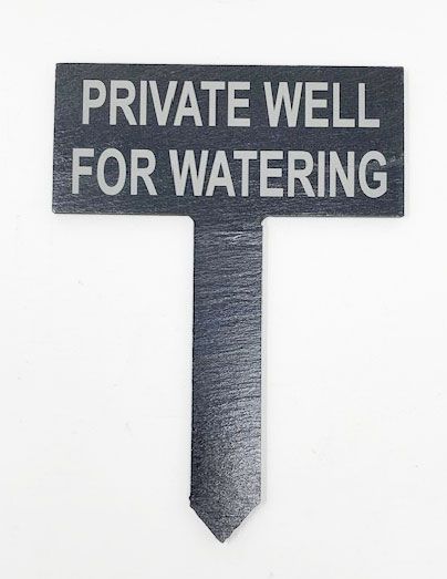 Custom Slate Stake Sign