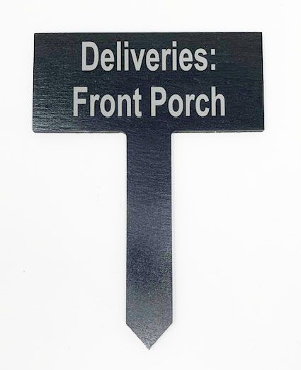 Custom Slate Stake Sign