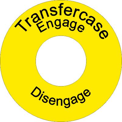 Custom Toggle Switch Name Plate Label