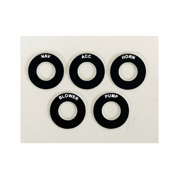 Custom Toggle Switch Label Plate - Small Custom Toggle Switch Label Plate - Small