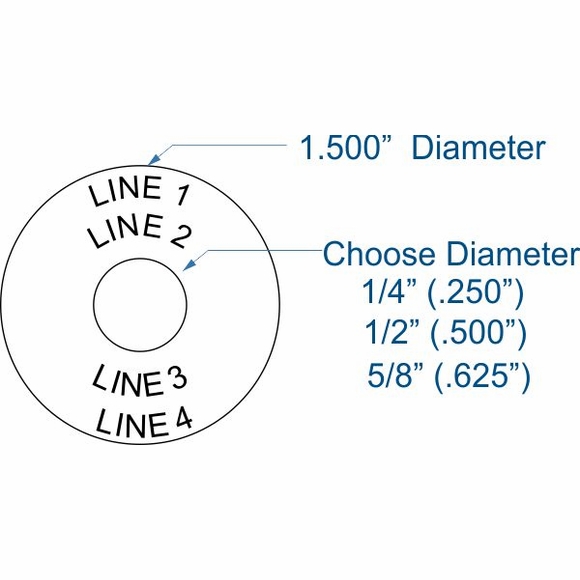 Custom Toggle Switch Name Plate Label