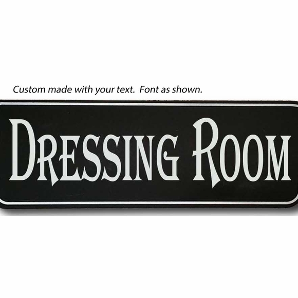 Custom Vintage Directional Sign With Pointing Finger