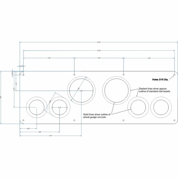 Dashboard Gauge Replacement Panel