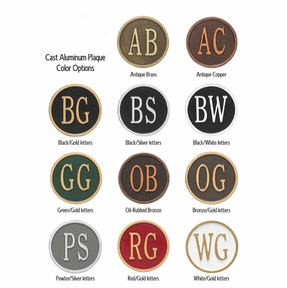 Decorative Rectangle Address Sign - Choose Your Size And Color - For ...