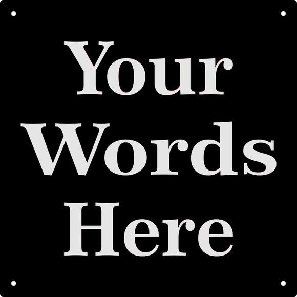 Custom Reflective Sign
