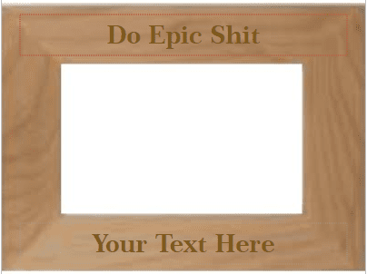 Do Epic Shit Personalized Picture Frame