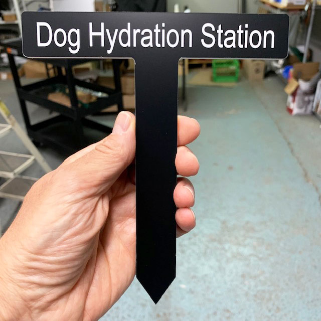 Dog Hydration Station Sign