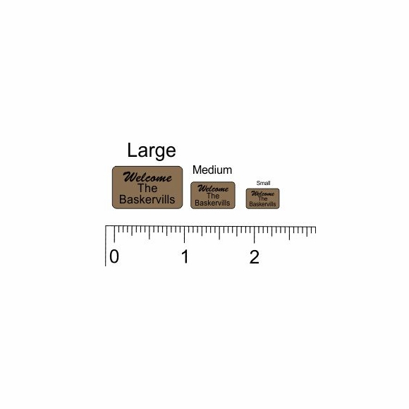 Door Mat for Model Railroad Layouts - For N, HO and O Gauge