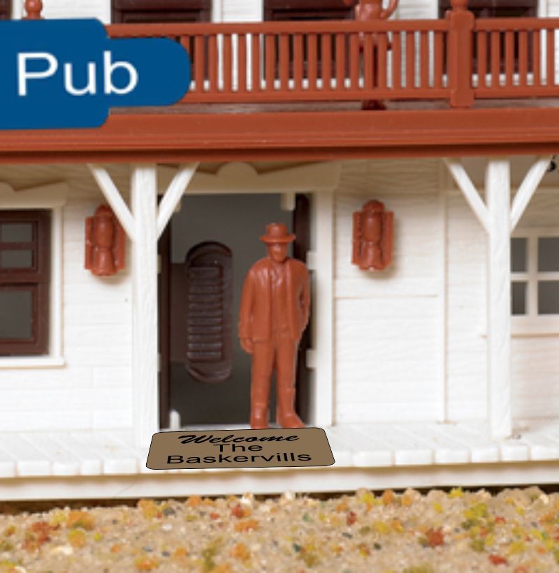 Door Mat for Model Railroad Layouts - For N, HO and O Gauge