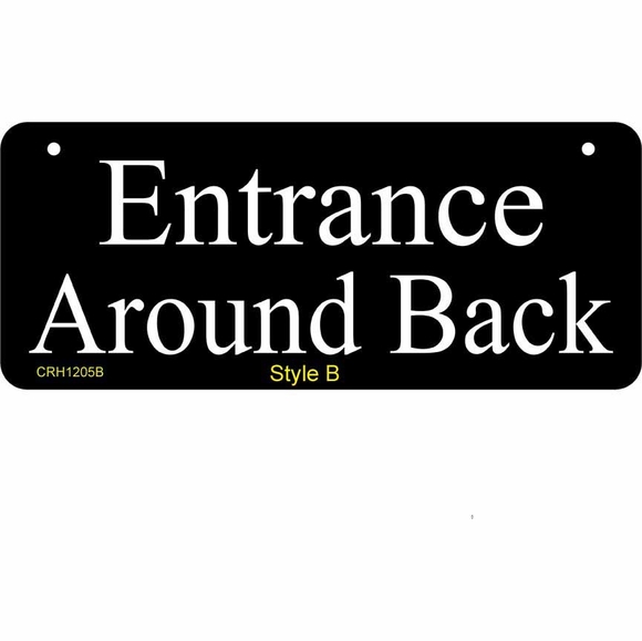 Double Sided Hanging Sign Custom Made With Your Address, Name, or Message