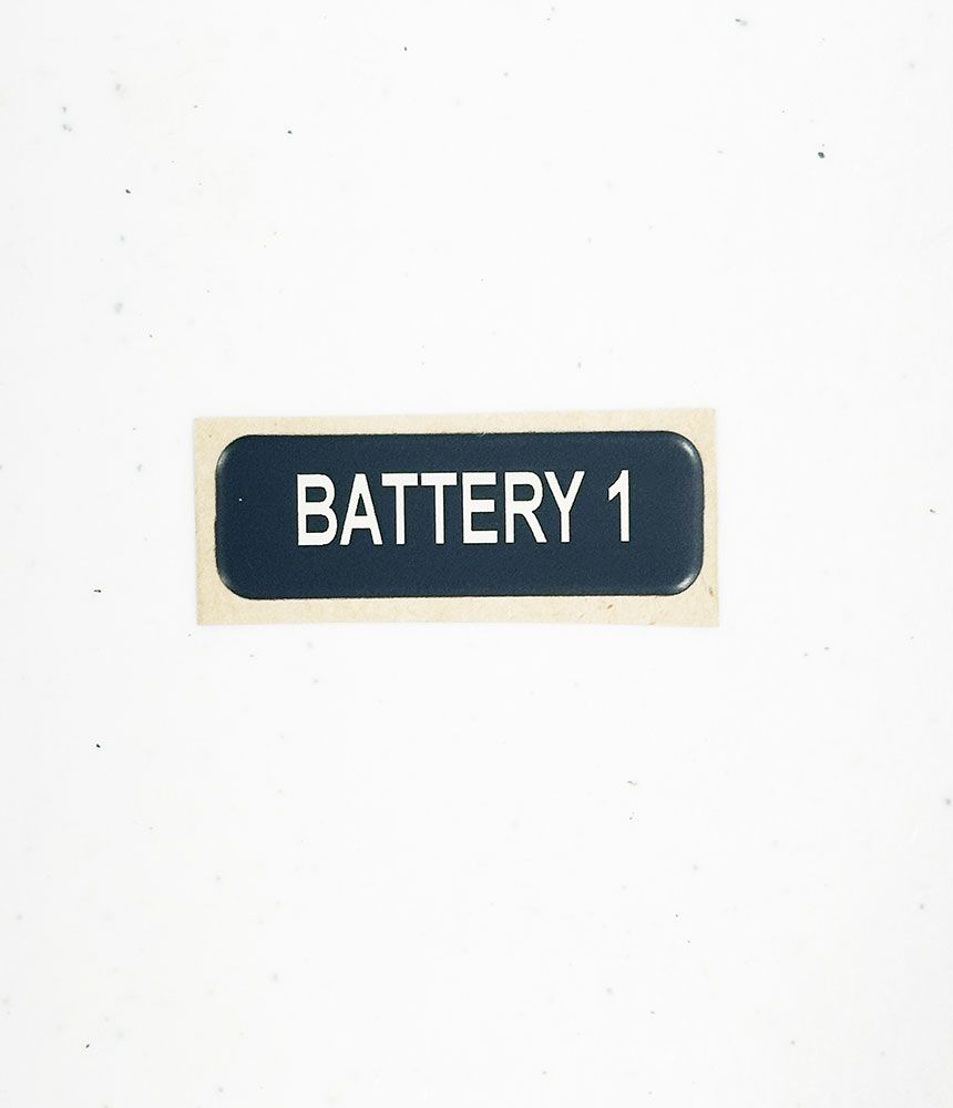 Drone Battery Power Pack Number Label Sticker