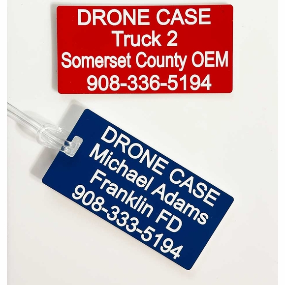 Drone Case or Bag Identification Label