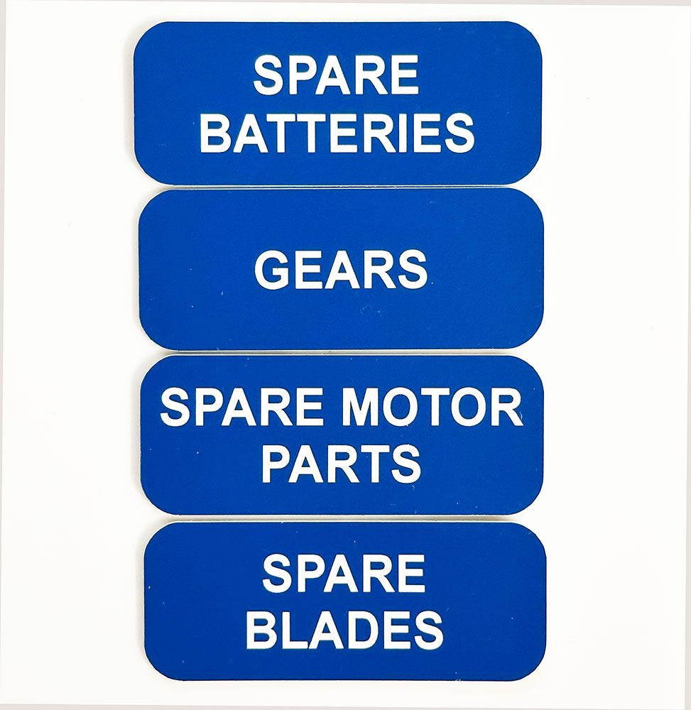 Drone Parts Labels