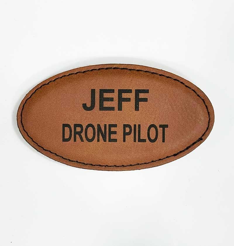Drone Pilot Name Tag - Magnetic Badge