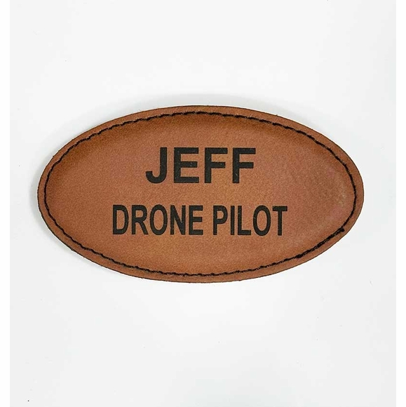 Drone Pilot Name Tag - Magnetic Badge