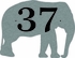Elephant Shape Address Plaque