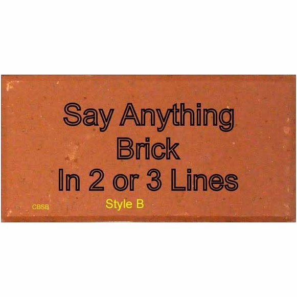 Engraved Brick - Personalized Custom Brick