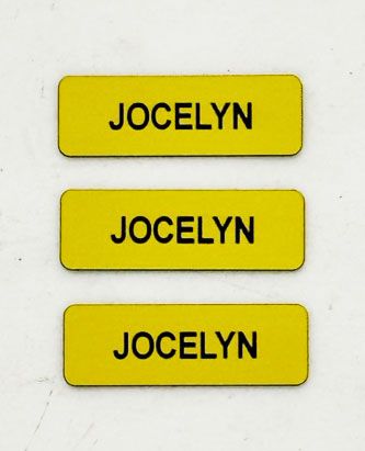 Engraved Identification Tags - Set of 3