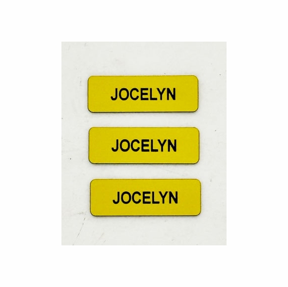Engraved Identification Tags - Set of 3