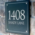 Engraved Stone Address Plaque