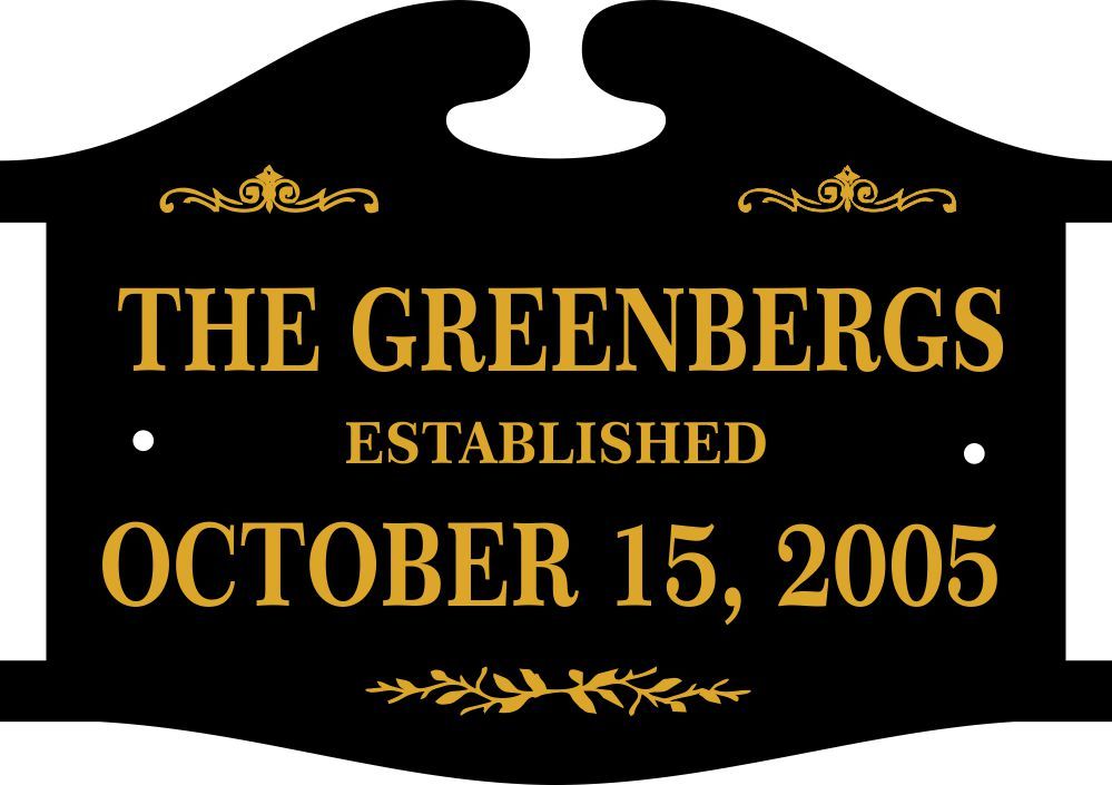 Established Plaque - Personalized Sign For Wedding Date or Other Custom ...