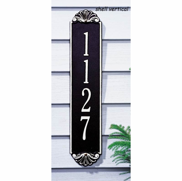 Extra Large Vertical House Number Plaque