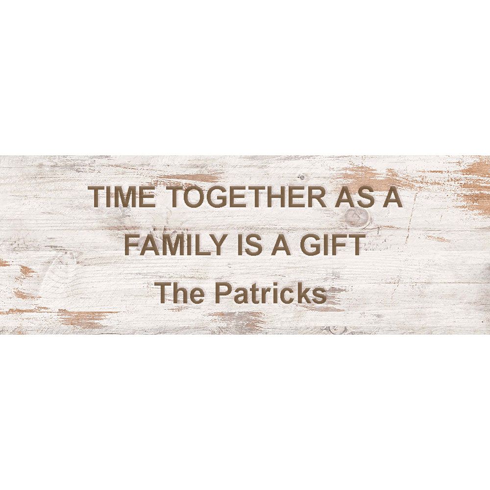 Personalized Family Sign Wall Box Decoration