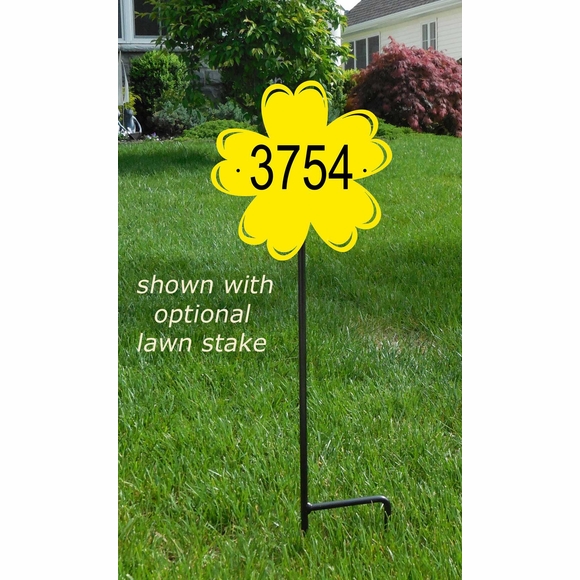 Flower Shape Address Plaque
