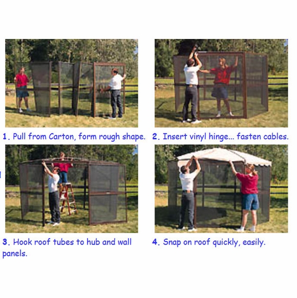 Freestanding Screened Enclosures : Casita Screenhouse