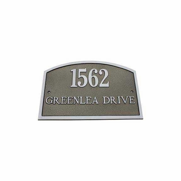 Full Arch Address Plaque
