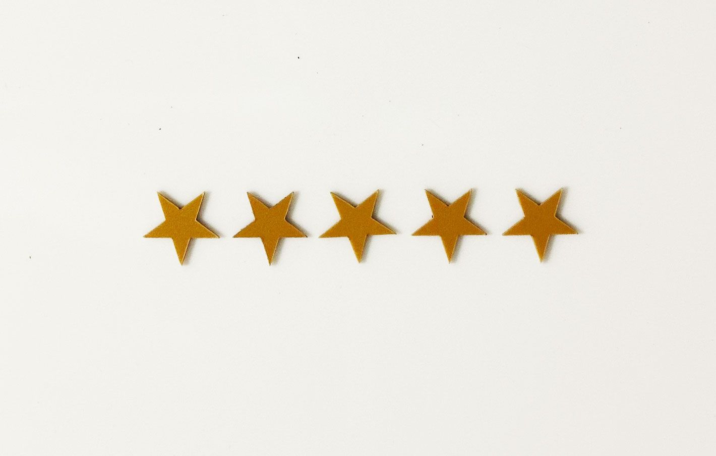Gold Star Stickers for Hobbies, Crafts, Awards Set of 10